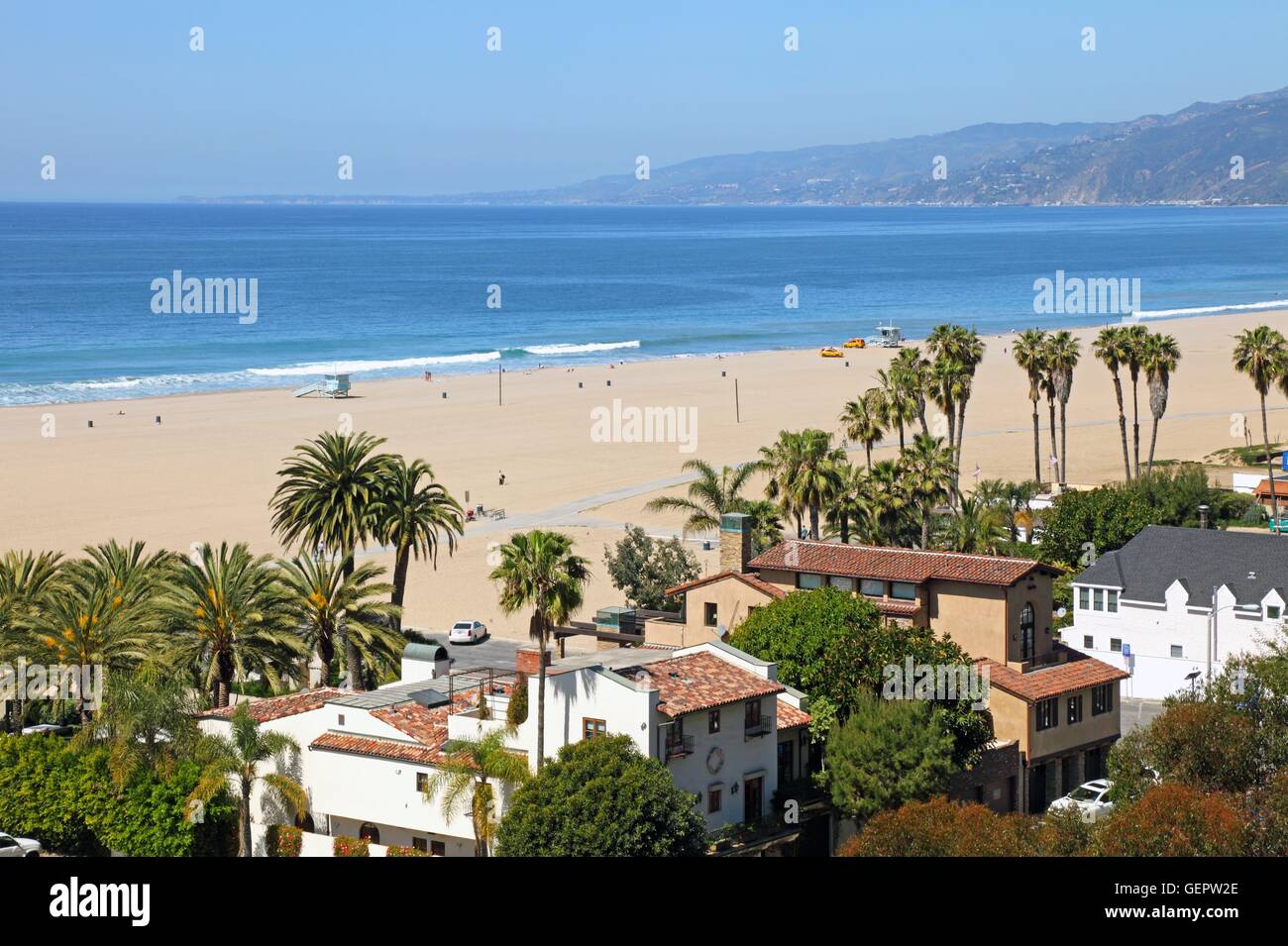 geography / travel, USA, California, Santa Monica Beach, Los Angeles ...