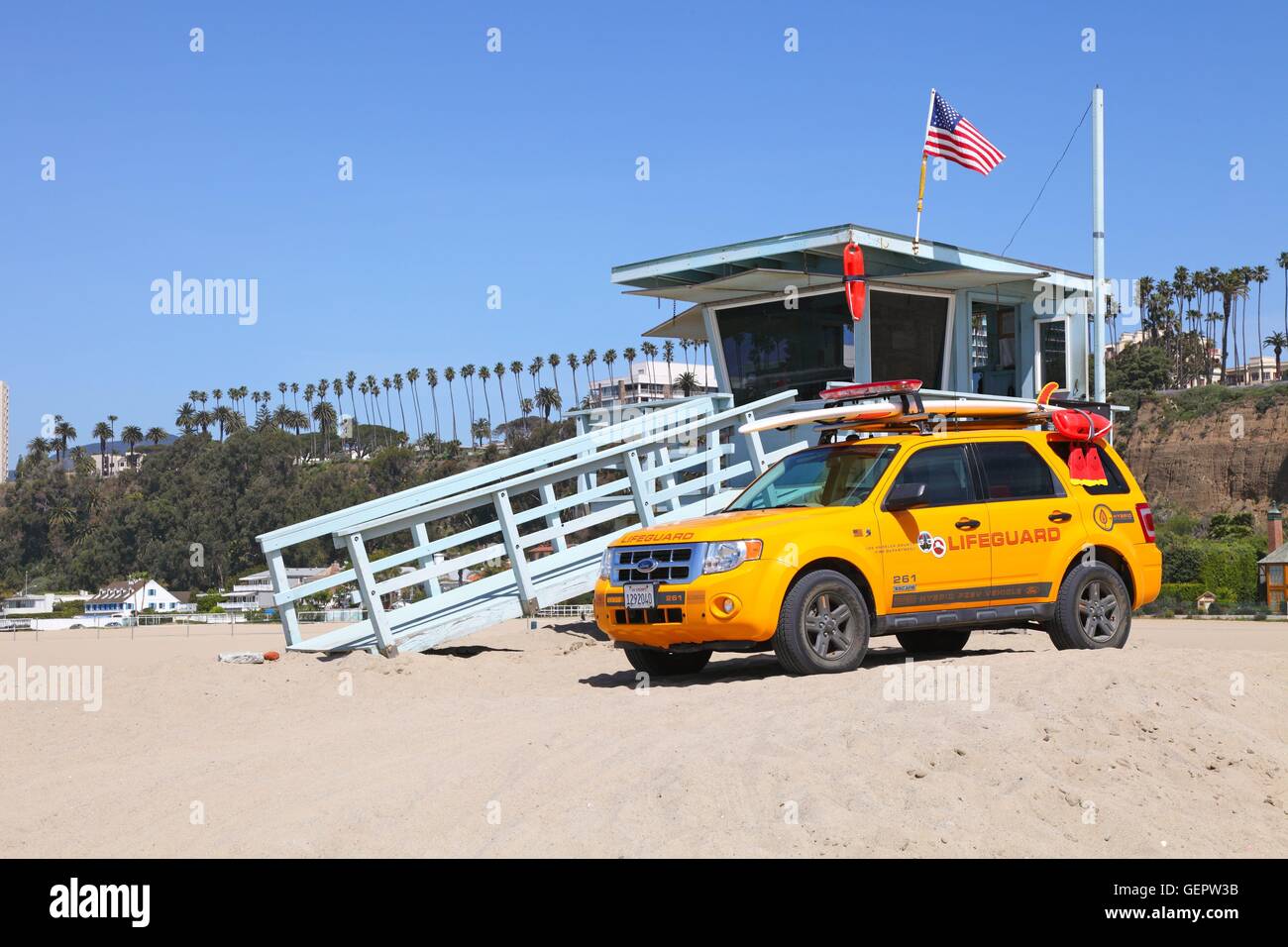 Lifeguard car los angeles hi-res stock photography and images - Alamy