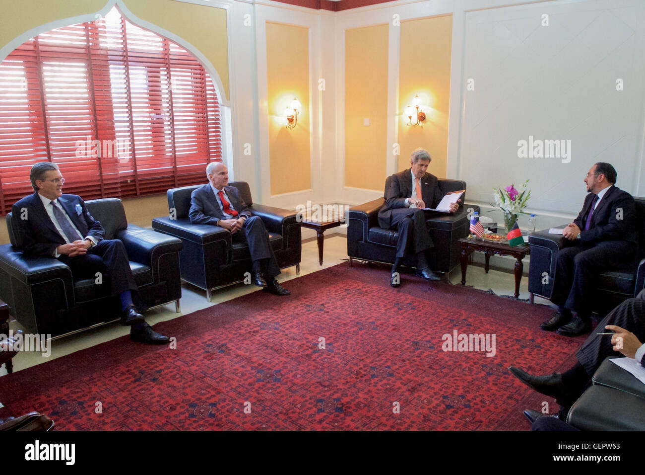 Secretary Kerry Meets With Afghan Foreign Minister Salahuddin Rabbani ...