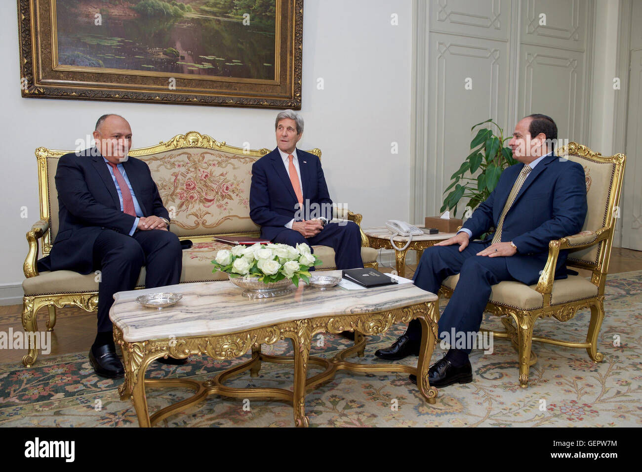 Secretary Kerry Meets With Egyptian President al-Sisi and Egyptian ...