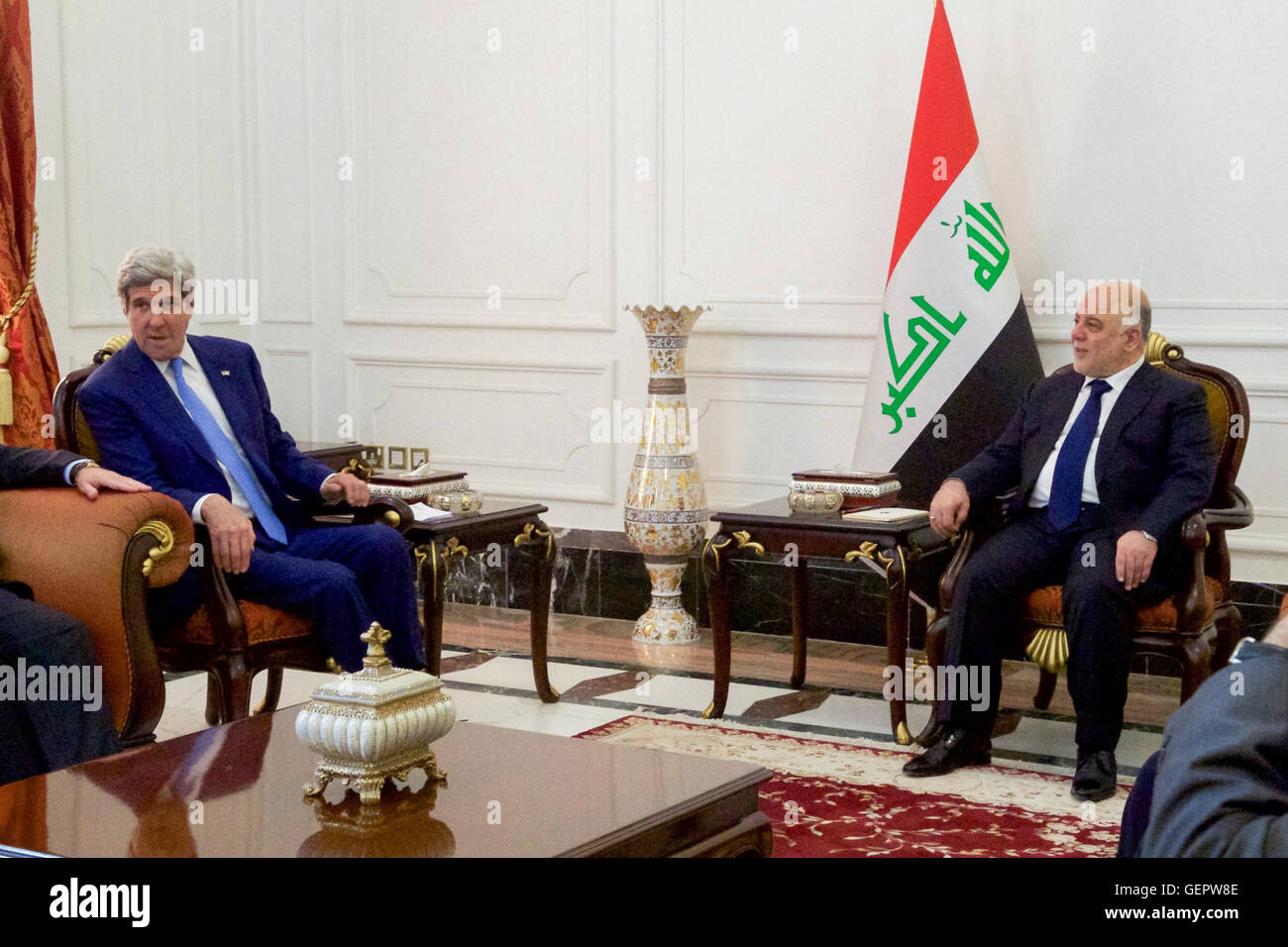 Secretary Kerry Meets With Iraqi Prime Minister Haider Al-Abadi in ...