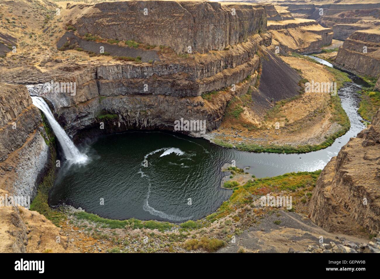 geography / travel, USA, Washington, Palouse Falls, Palouse Stock Photo ...