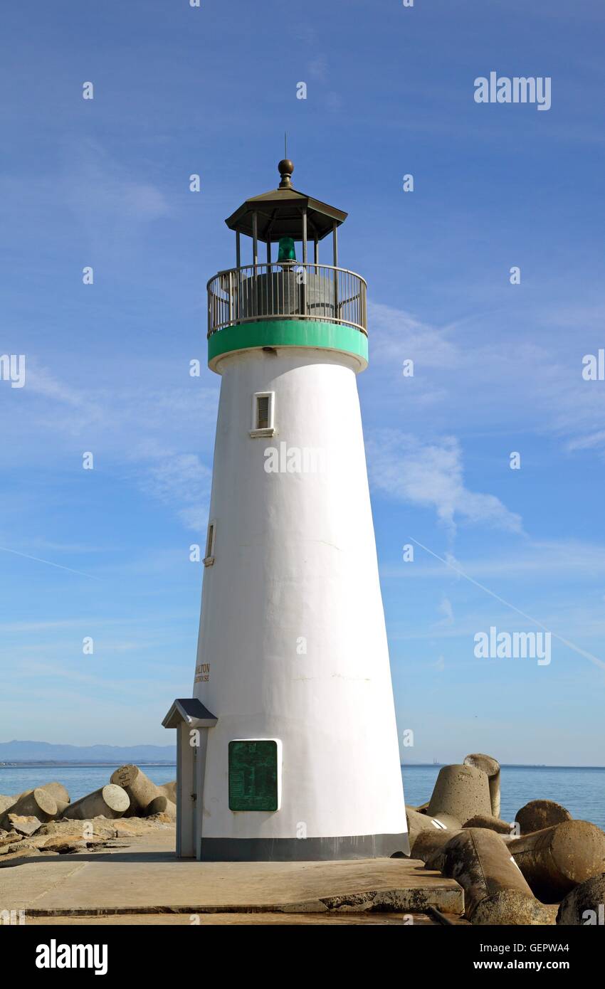 geography / travel, USA, California, Santa Cruz Breakwater (Walter ...