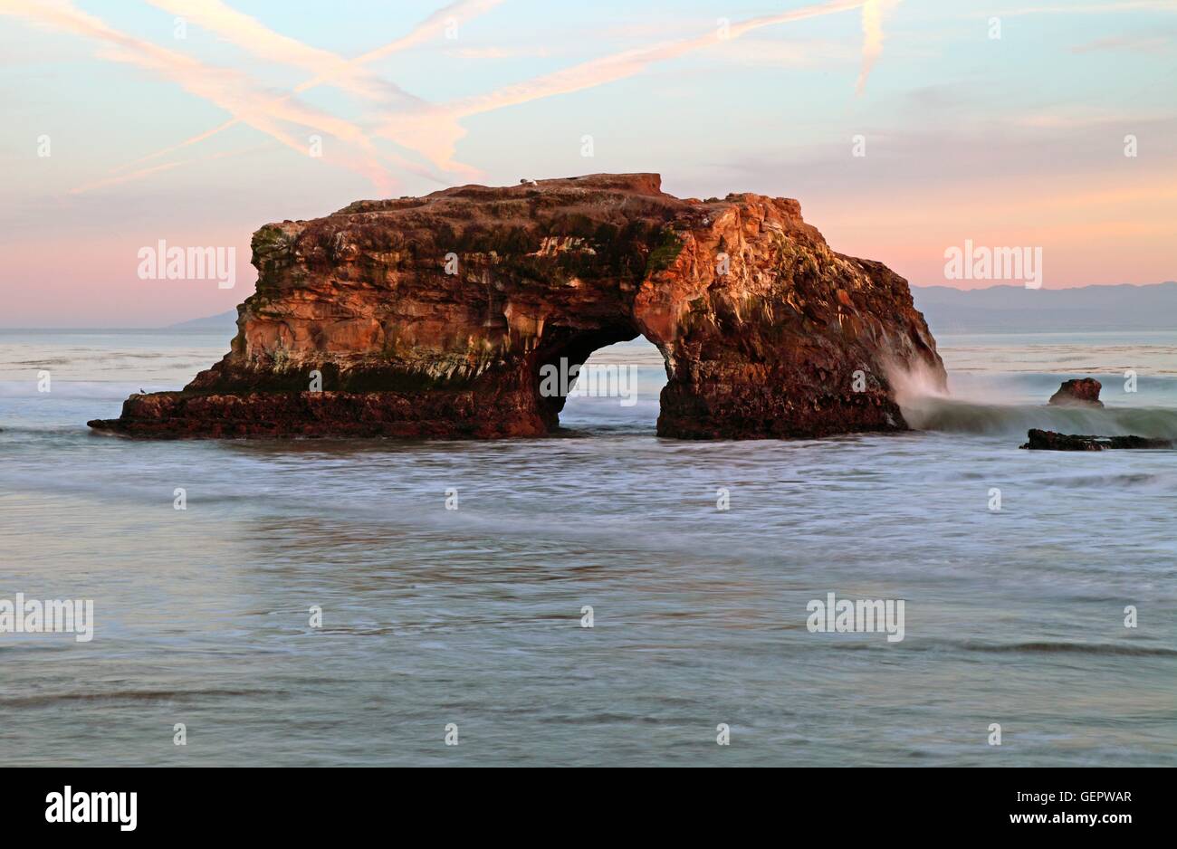 geography / travel, USA, California, Natural Bridge, Santa Cruz Stock ...