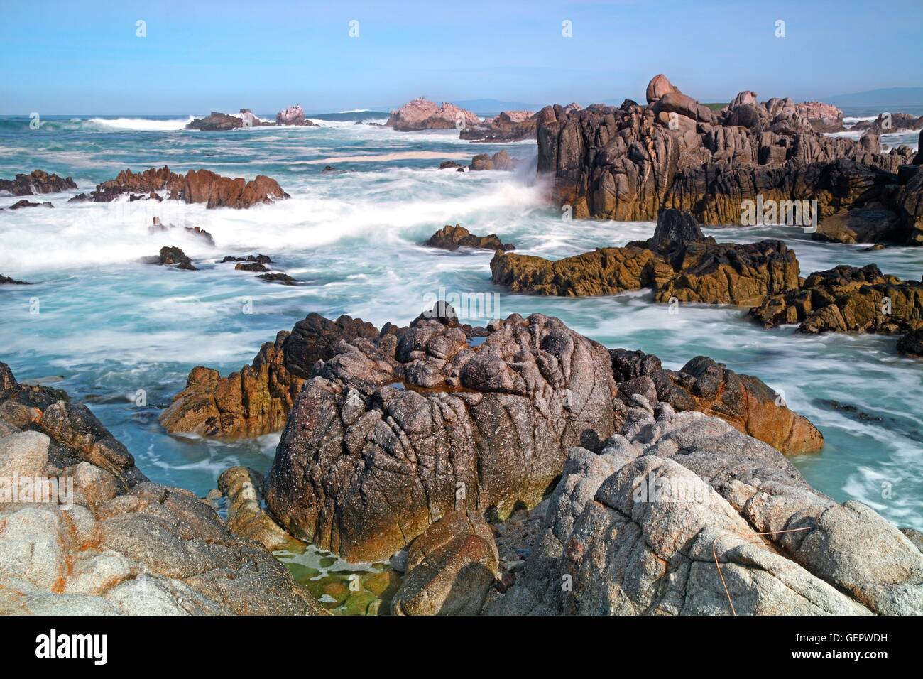 geography / travel, USA, California, Asilomar Beach, Monterey Stock ...