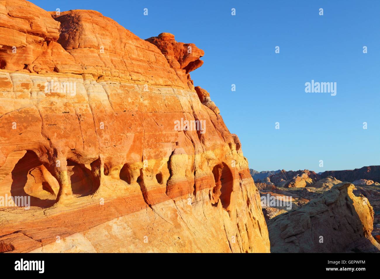 geography / travel, USA, Nevada, sandstone forms in the Valley of Fire ...