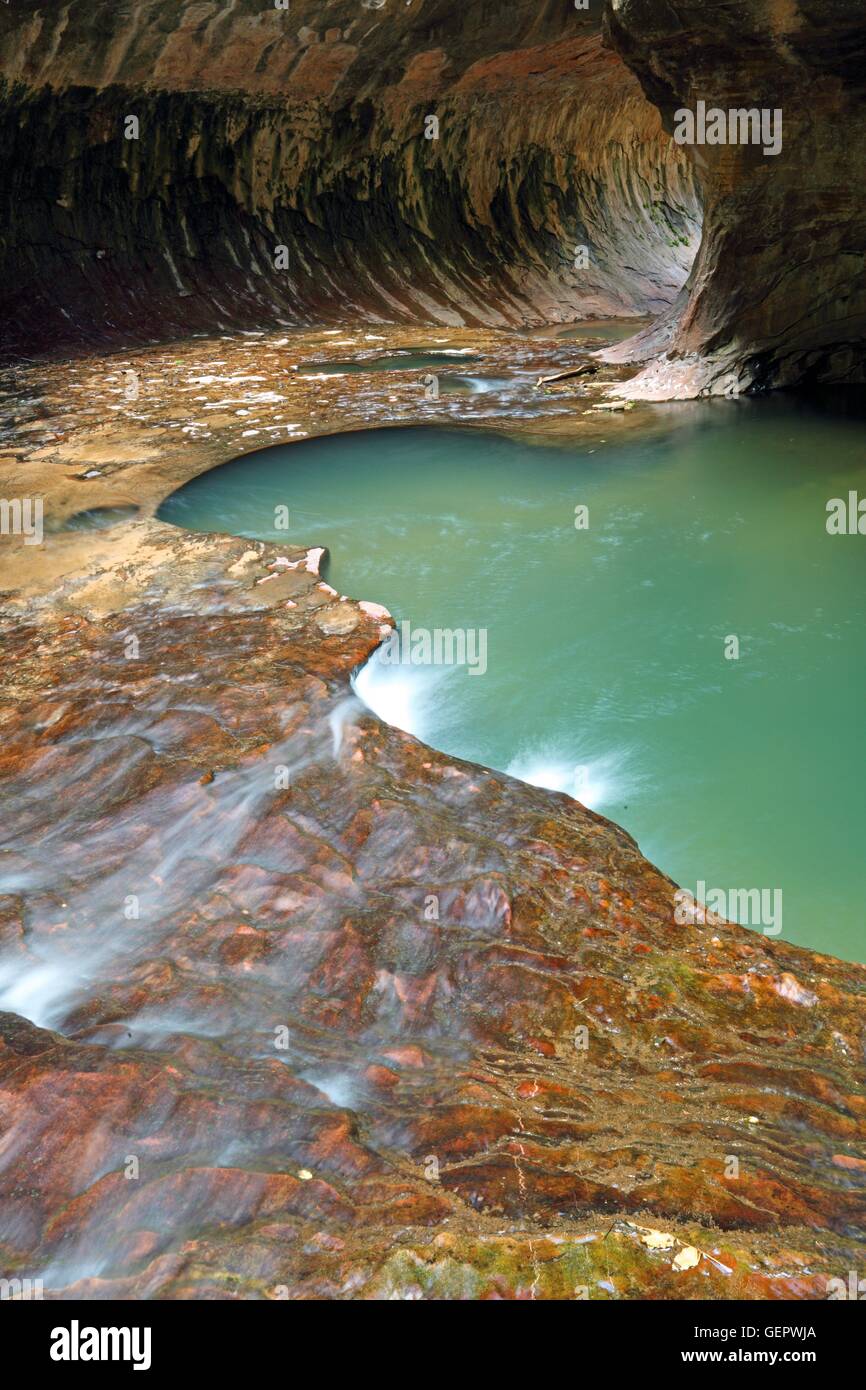 geography / travel, USA, Utah, The Subway of Left Fork Creek, Zion ...