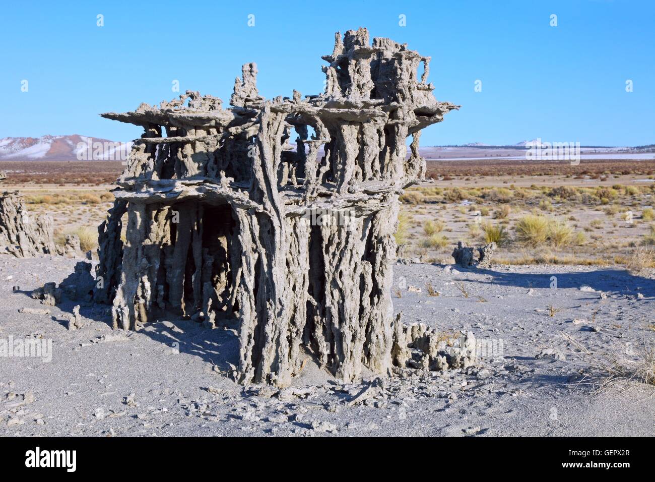 geography / travel, USA, California, Sand Tufa, Navy Beach, Mono Lake ...