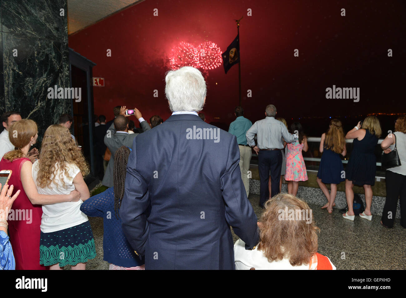 Secretary Kerry Watches the Fireworks at the State Department Fourth of ...