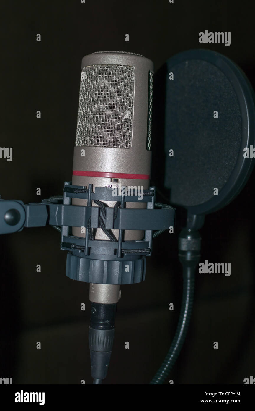 Professional condenser studio microphone Stock Photo - Alamy Professional condenser studio microphone Stock Photo - Alamy