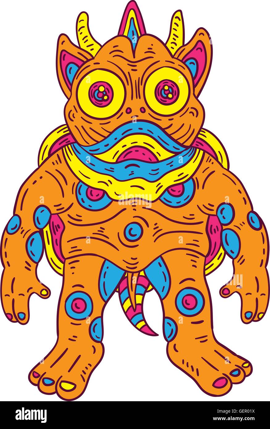 Monster turtle Stock Vector Images - Alamy