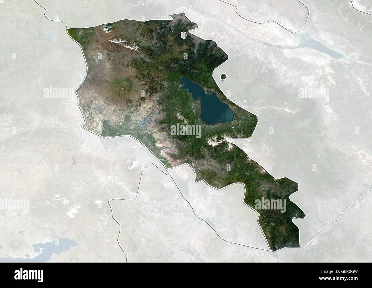 Mountain range physical map hi-res stock photography and images - Alamy