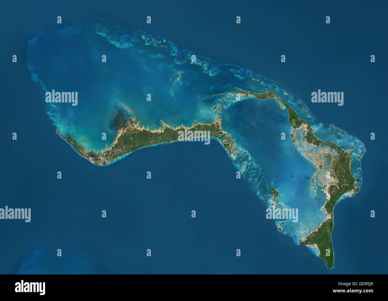 Grand bahama island map hi-res stock photography and images - Alamy
