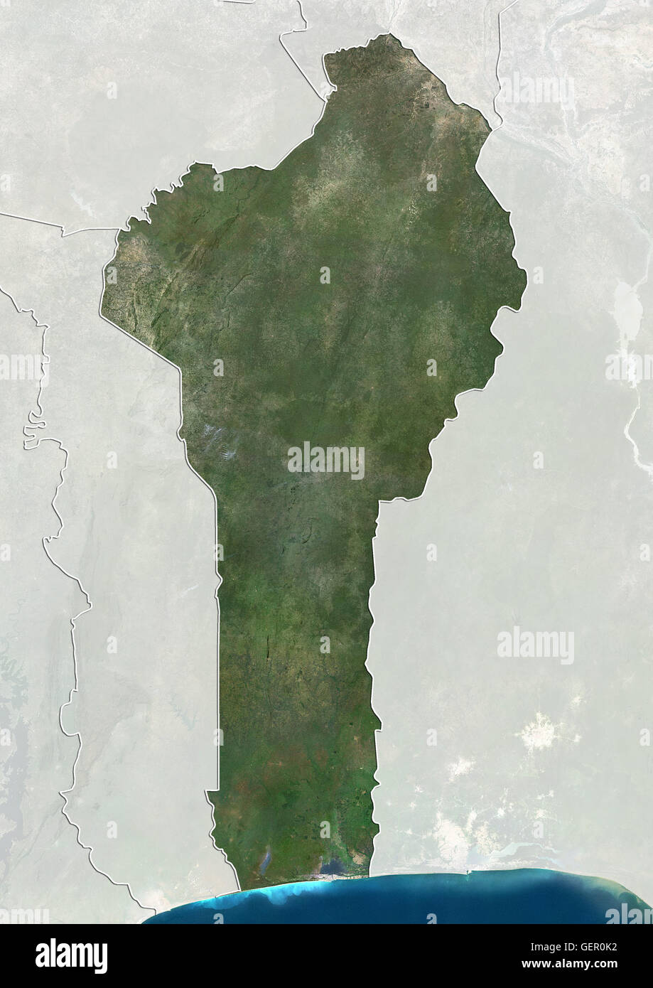 Benin map hi-res stock photography and images - Alamy