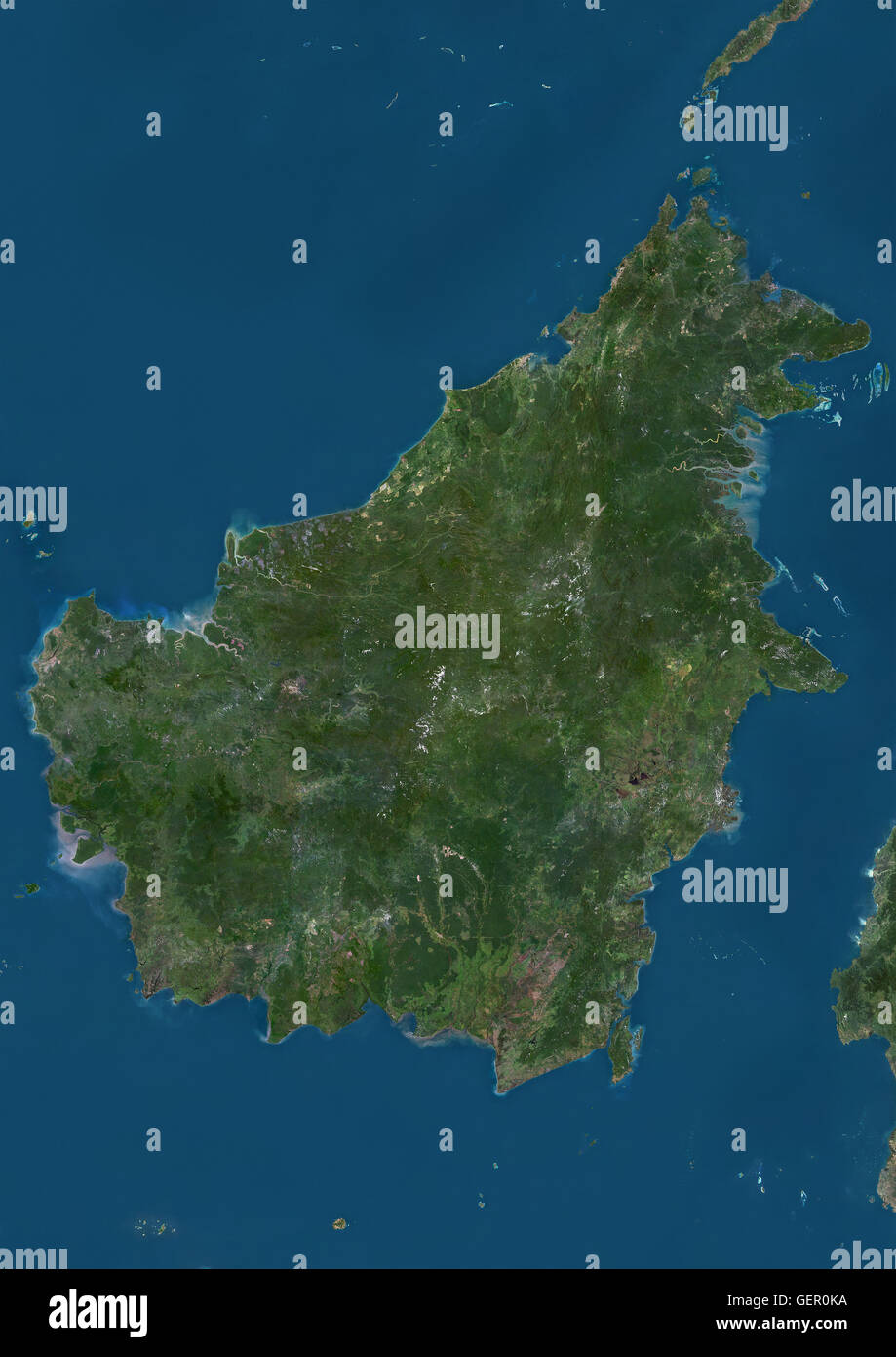 Kalimantan map High Resolution Stock Photography and Images - Alamy