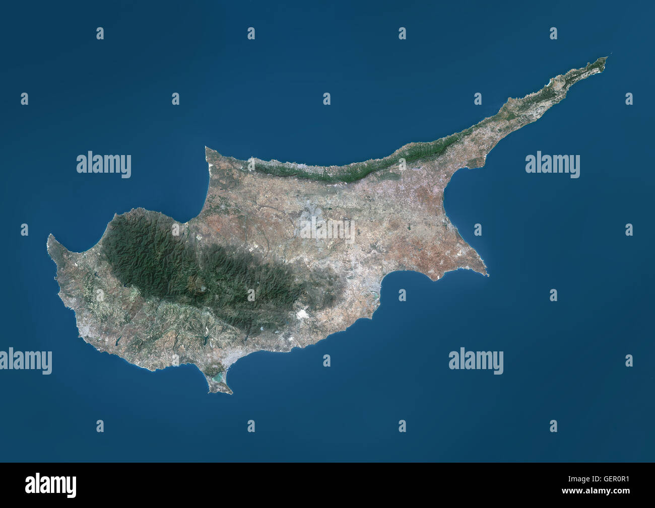 Satellite View Of The Mediterranean Sea Stock Photos & Satellite View ...