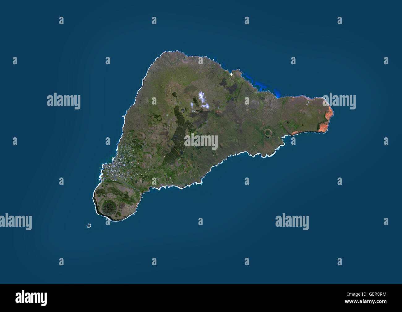Easter And Surrounding Islands Map