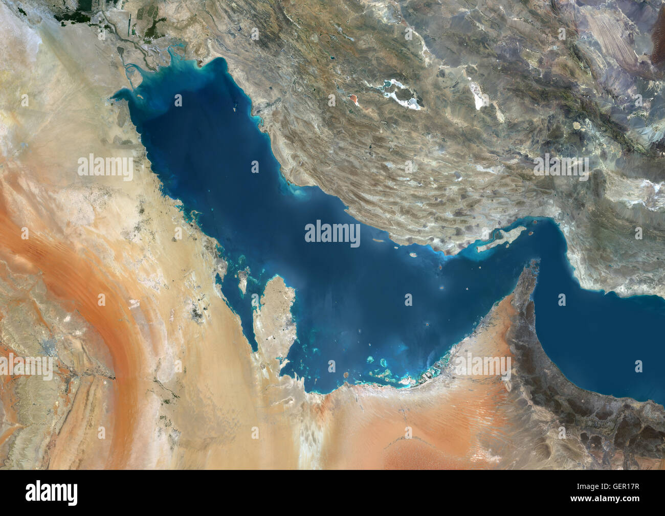 Persian gulf map hi-res stock photography and images - Alamy