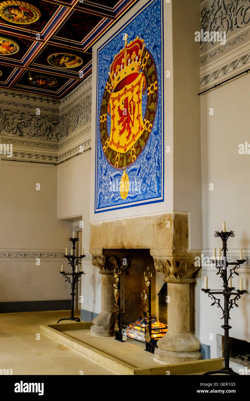 The King's Outer Hall, Stirling Castle, Stirling, Scotland Stock Photo ...