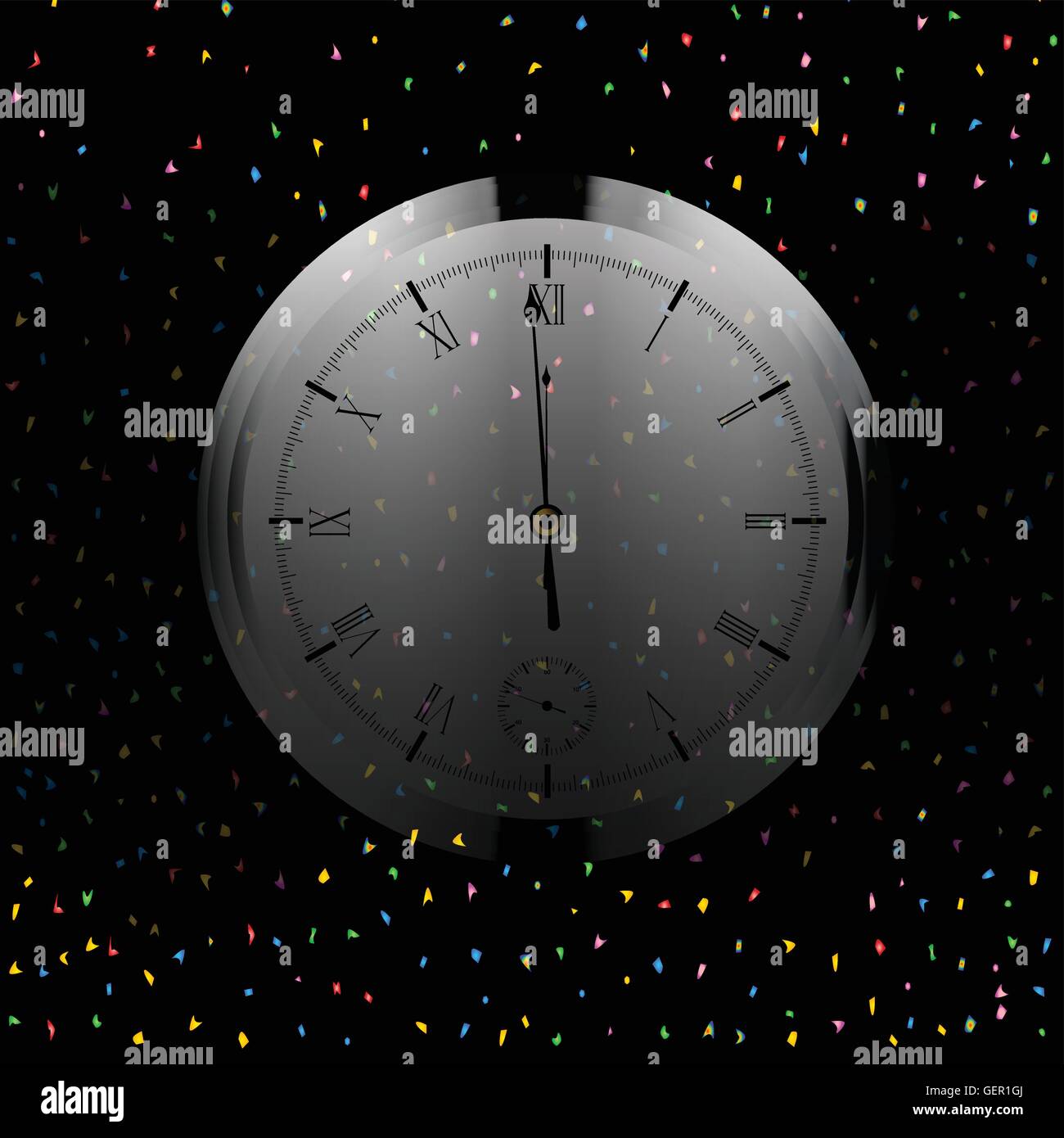 Almost midnight Stock Vector Images - Alamy