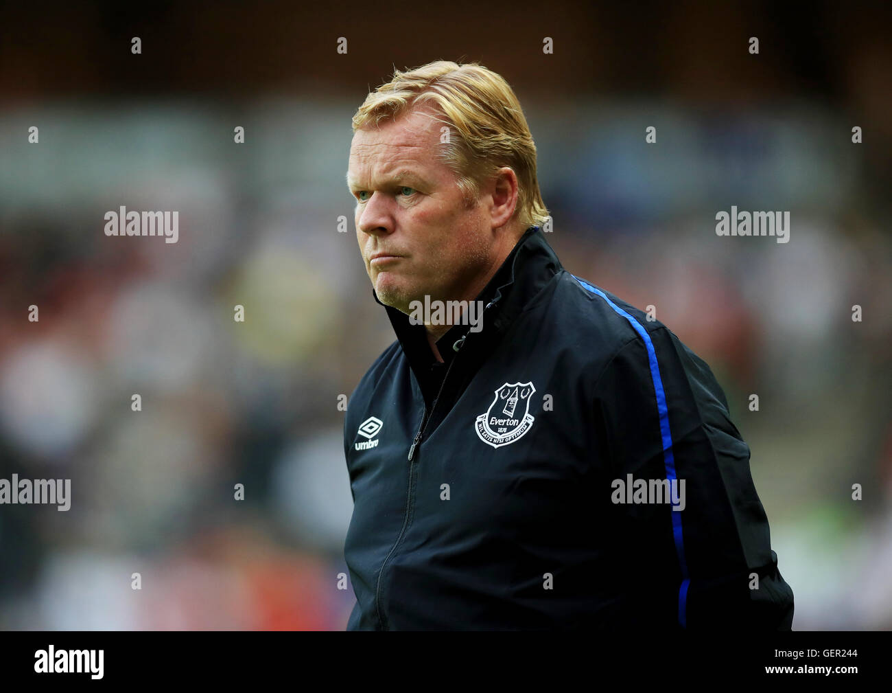 Everton manager Ronald Koeman during the pre-season friendly match at ...