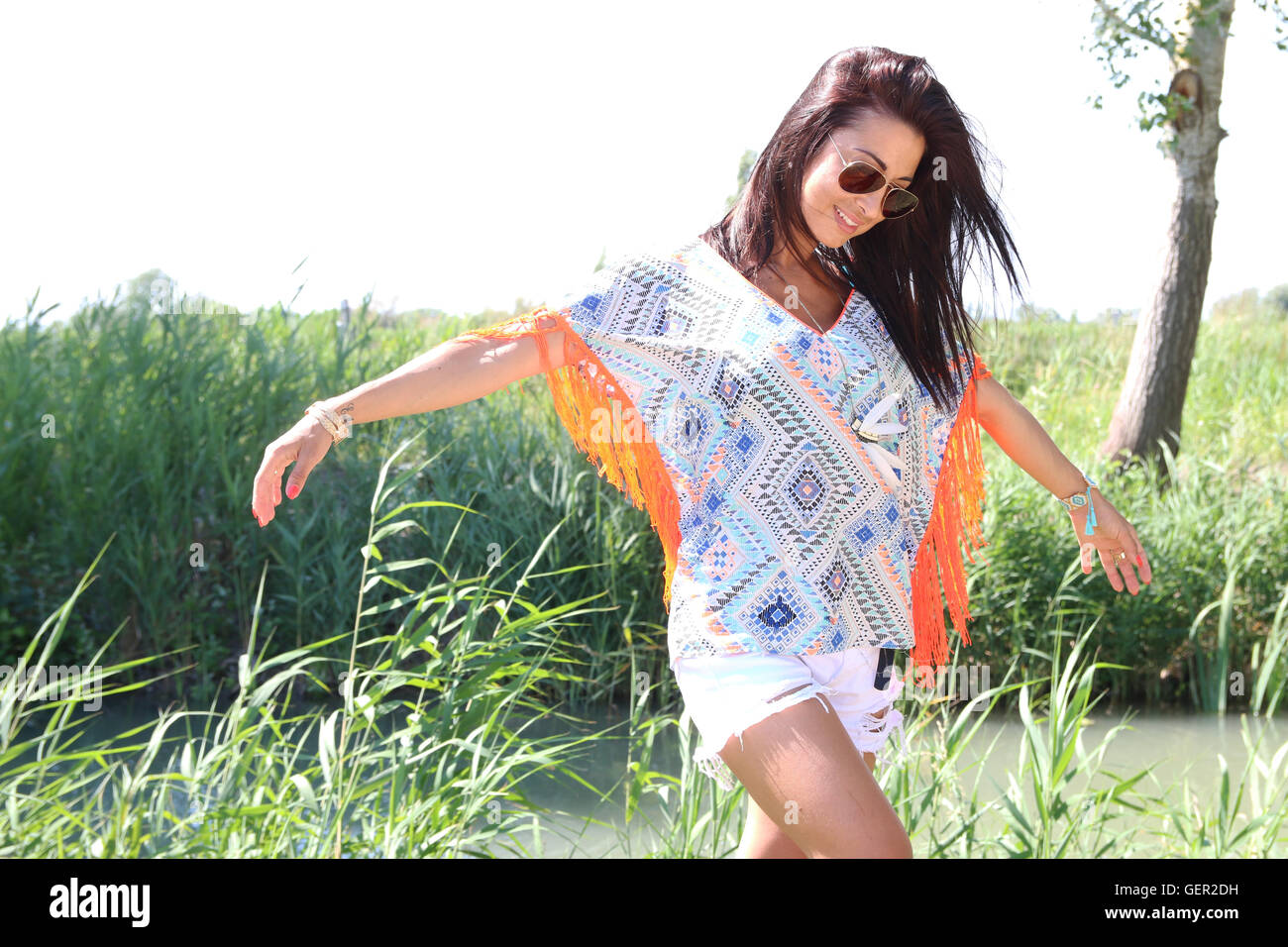 Wearing a tunic hi-res stock photography and images - Alamy