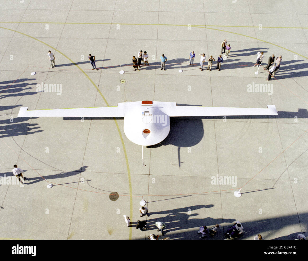 The Lockheed Martin/Boeing Tier III Minus UAV was inspected at the ...