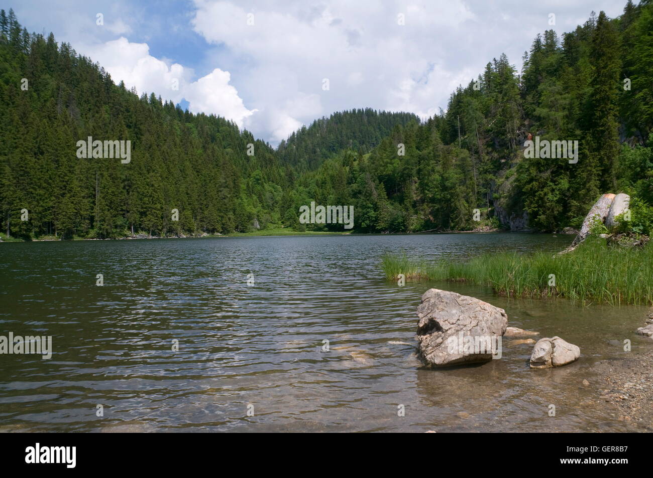 geography / travel, Germany, Bavaria, Taubensee, Woessner See, Austria ...
