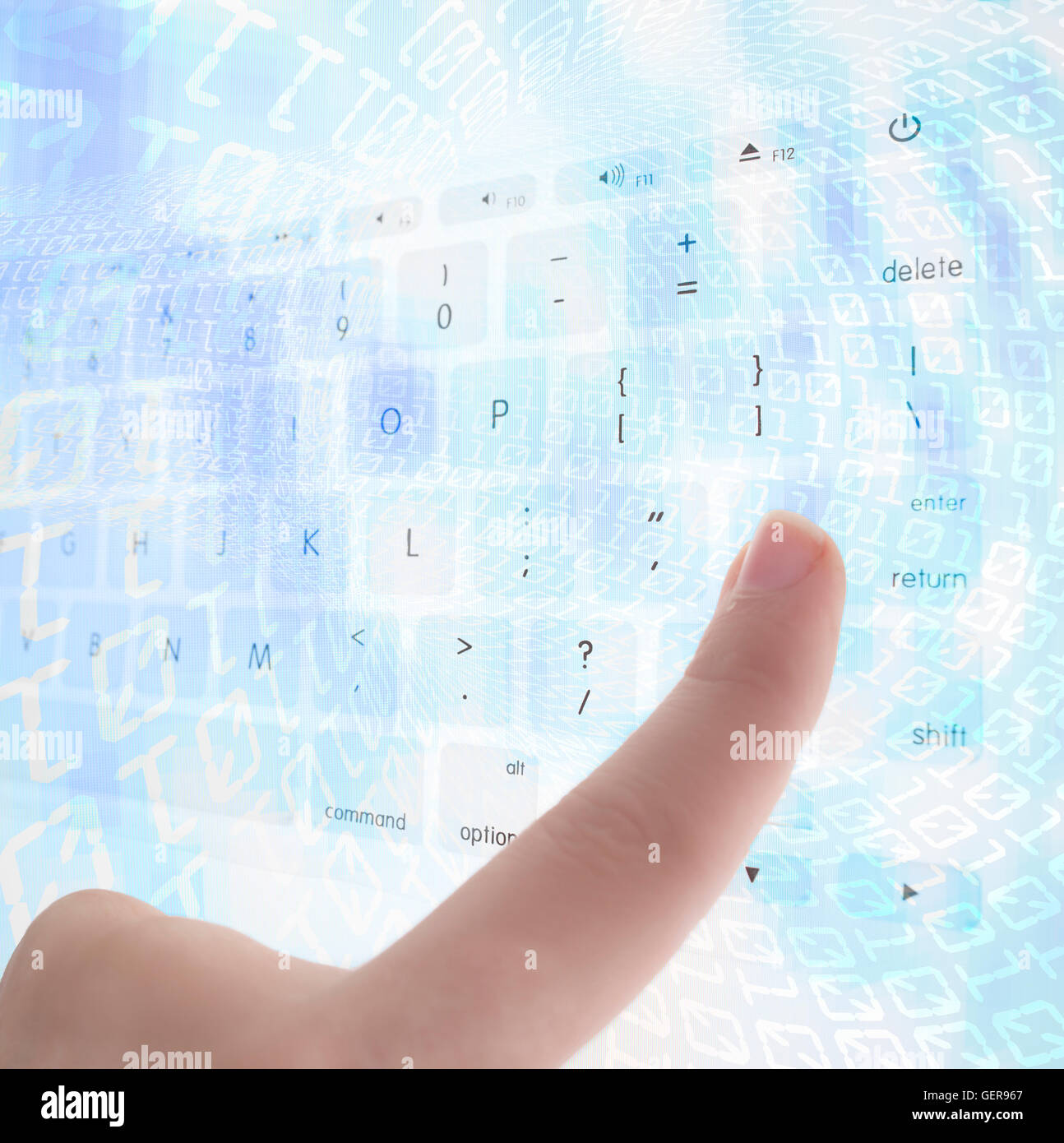 Binary code background Stock Photo - Alamy