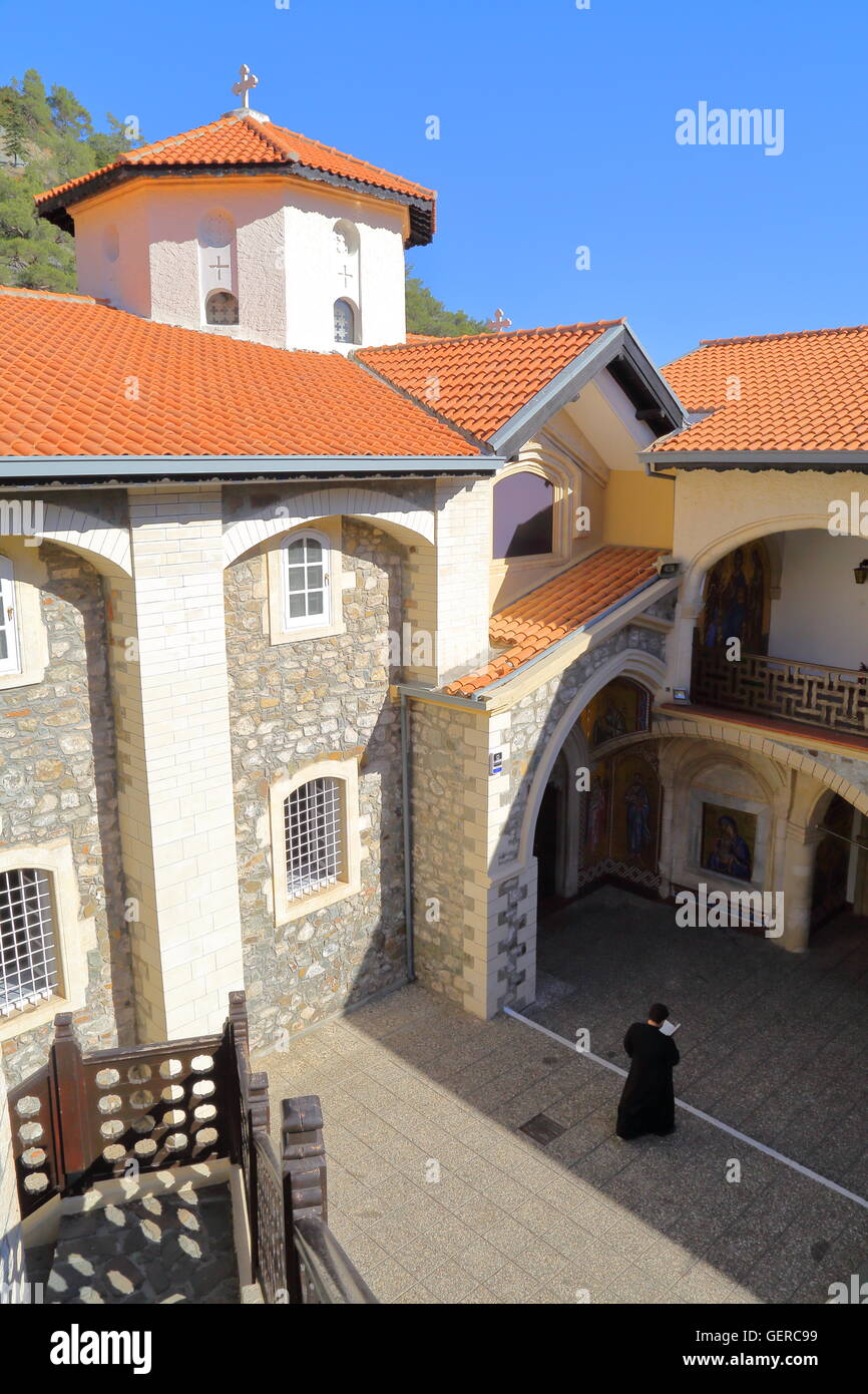 Kykkos monastery in Troodos mountains, Cyprus Stock Photo - Alamy