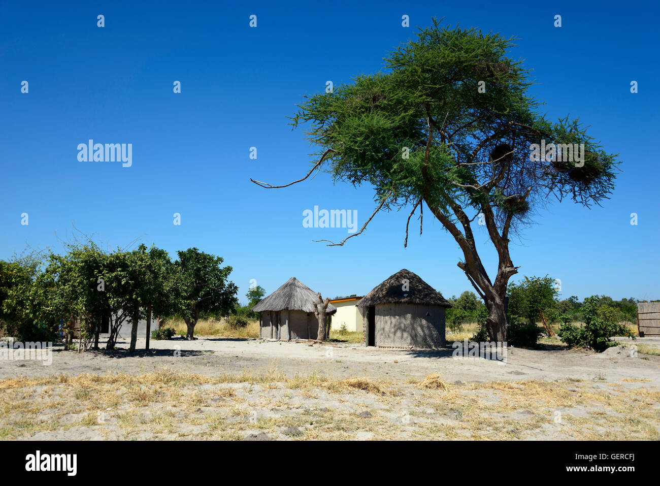 Village in botswana hi-res stock photography and images - Alamy