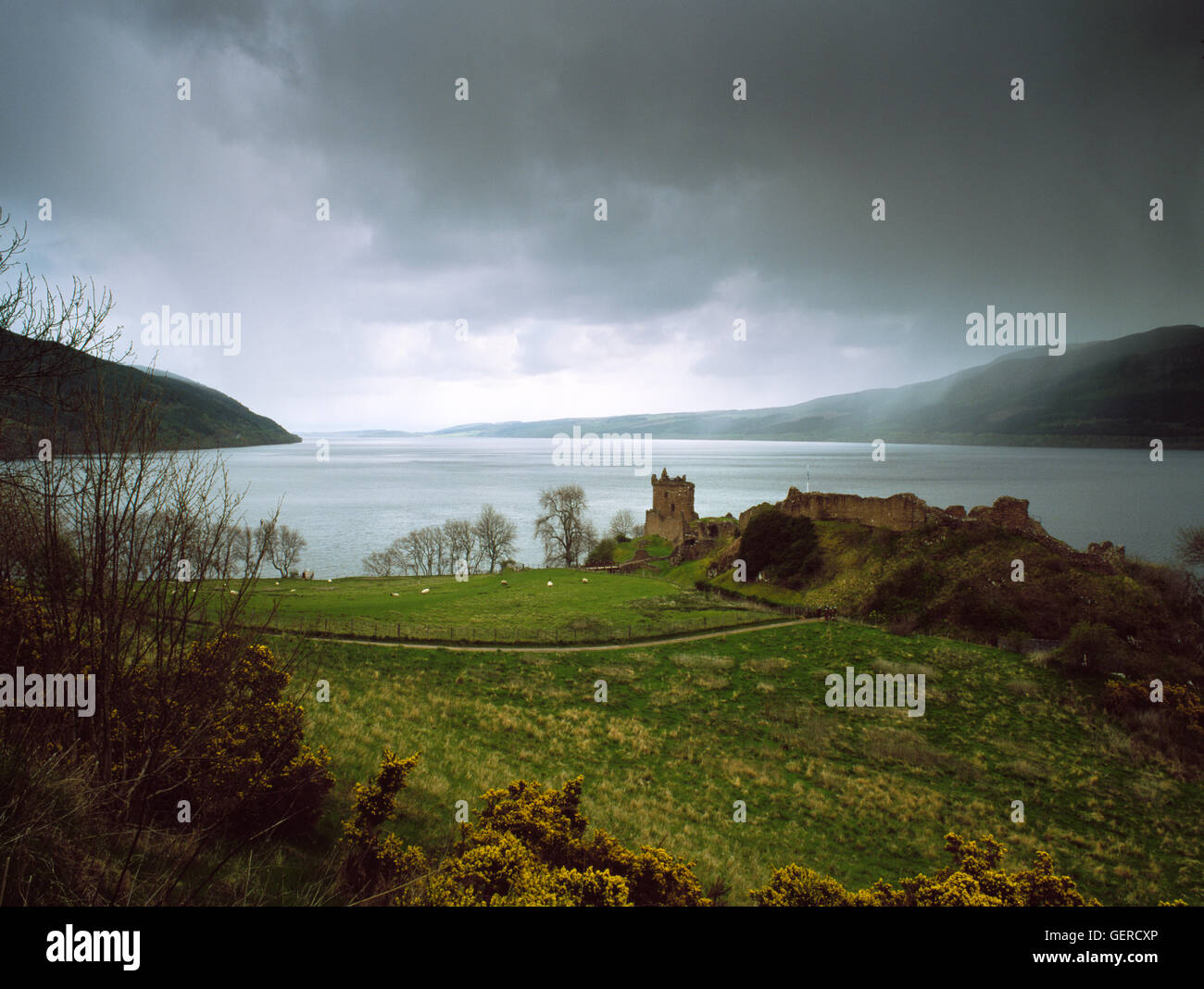 Saint columba and the loch ness monster hi-res stock photography and ...