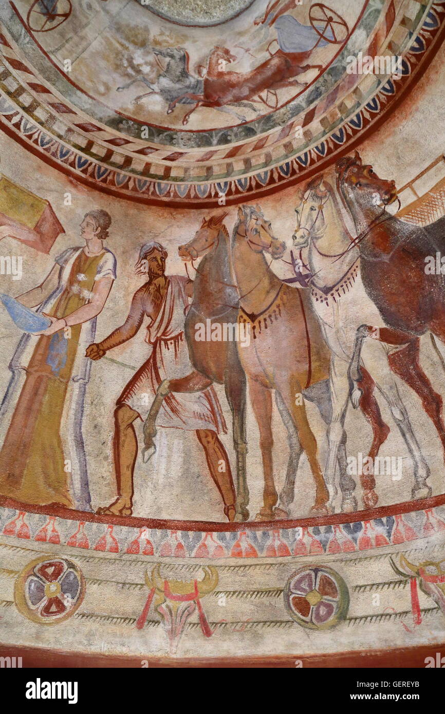 Thracian Tomb of Kazanlak, Bulgaria Stock Photo - Alamy