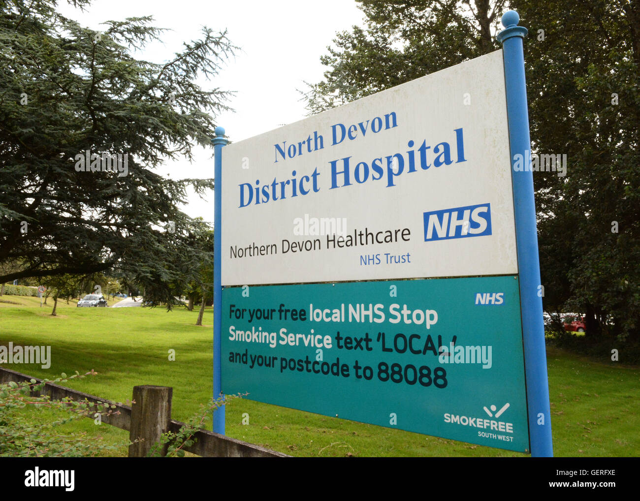 North Devon District Hospital Raleigh Park Barnstaple Devon Stock Photo ...