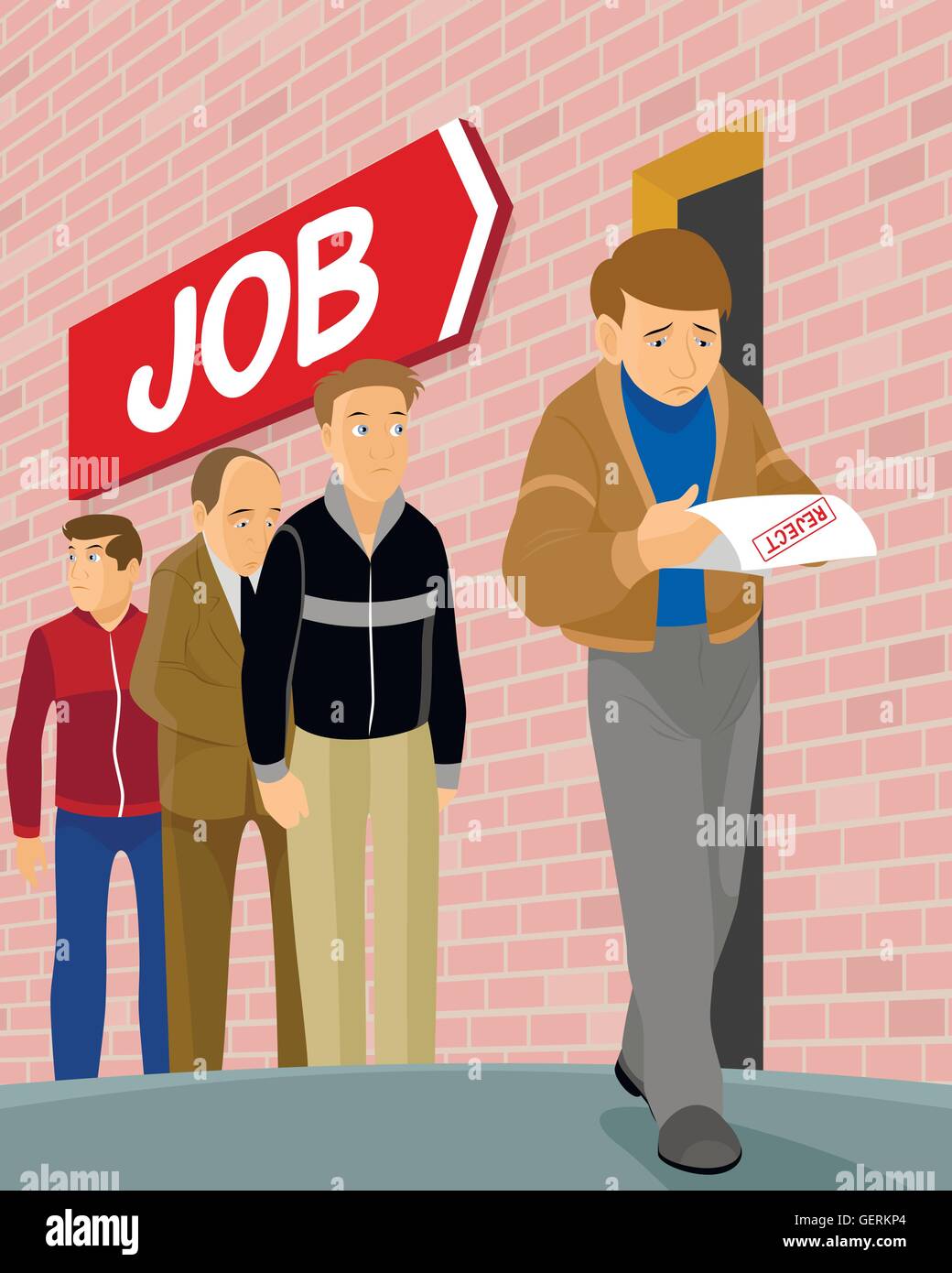 Employment issue Stock Vector Images - Alamy