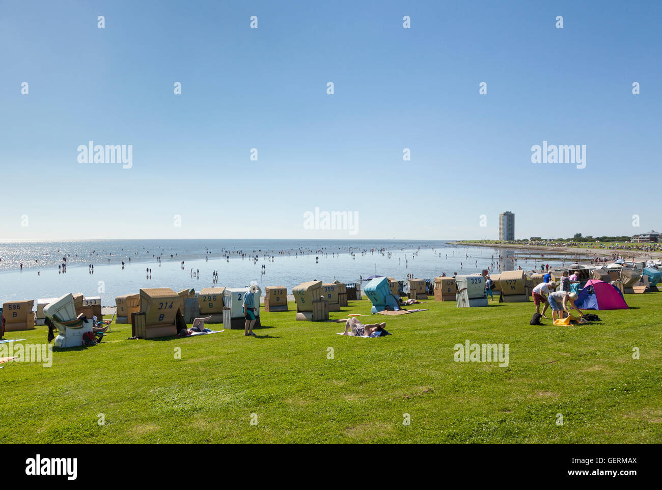 North sea beach summer germany hi-res stock photography and images - Alamy