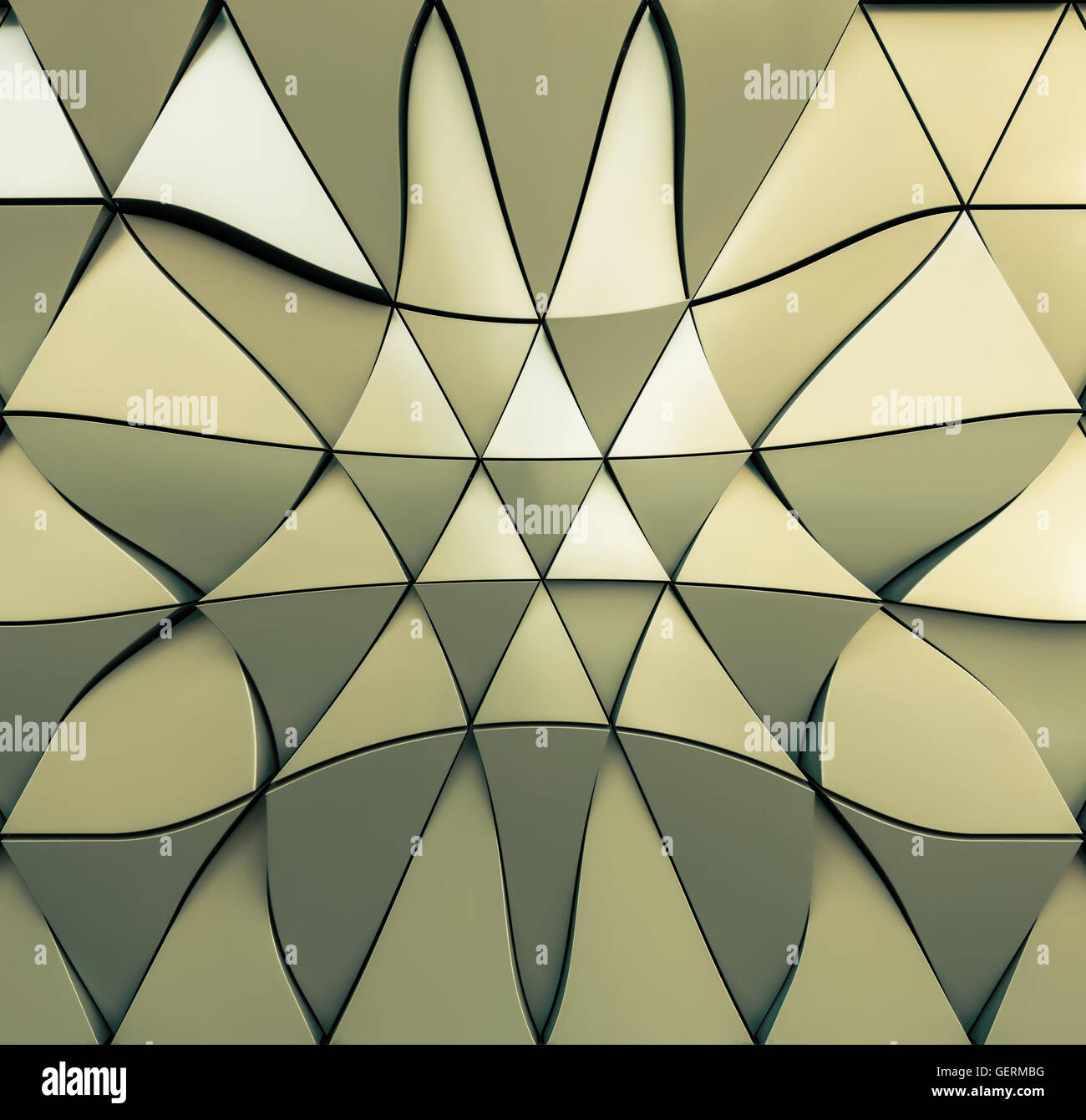 Abstract 3D illustration architectural pattern Stock Photo - Alamy