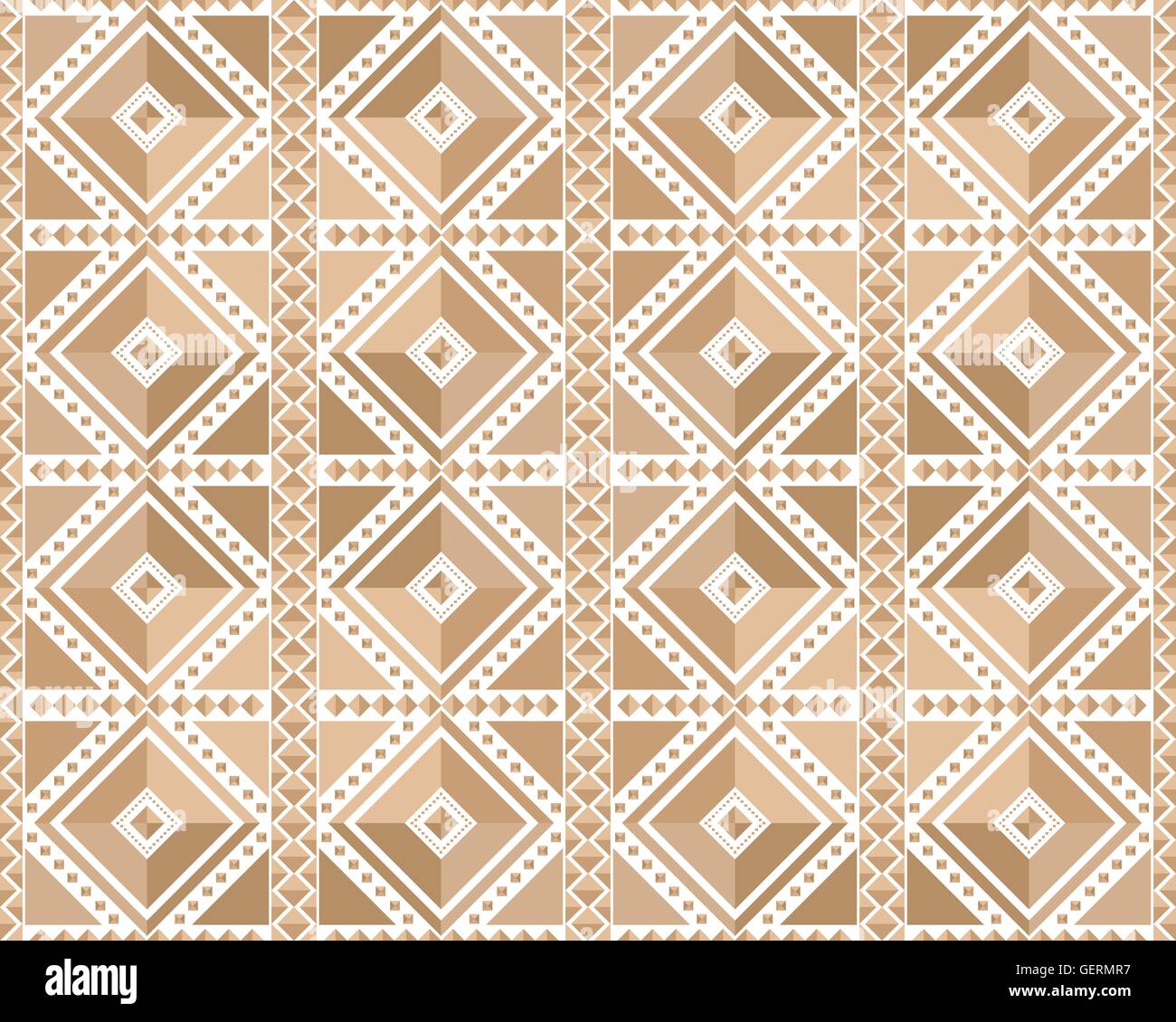 Vector illustration of a seamless pattern in brown Stock Vector Image ...