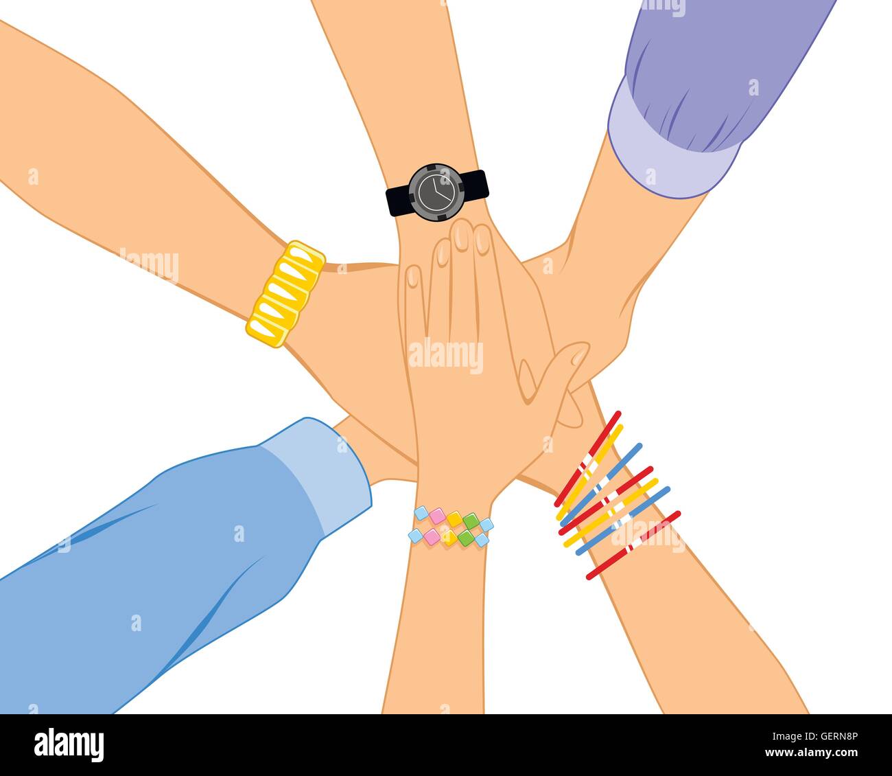 Handclasp vector vectors hi-res stock photography and images - Alamy