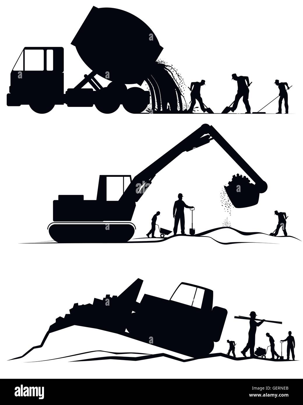 Ditch vector vectors hi-res stock photography and images - Alamy