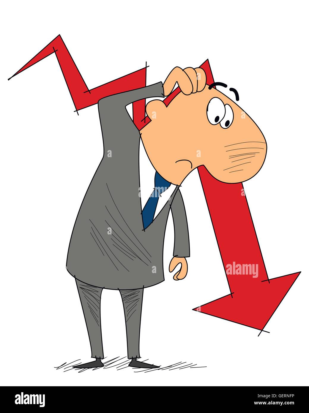 Frustrated crash Stock Vector Images - Alamy