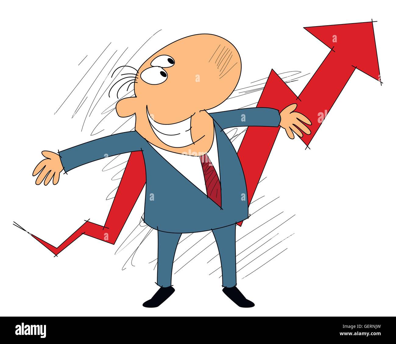 Vector illustration of a business growth concept Stock Vector Image ...