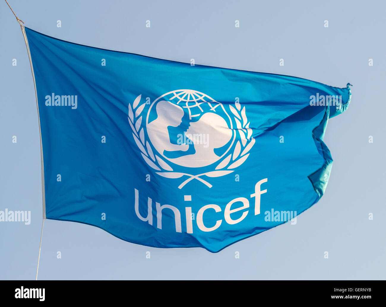 Flag unicef hi-res stock photography and images - Alamy