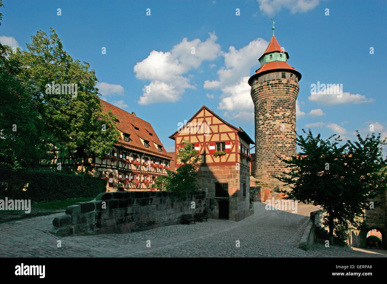 geography / travel, Germany, Bavaria, Nuremberg, castle, emperor's ...
