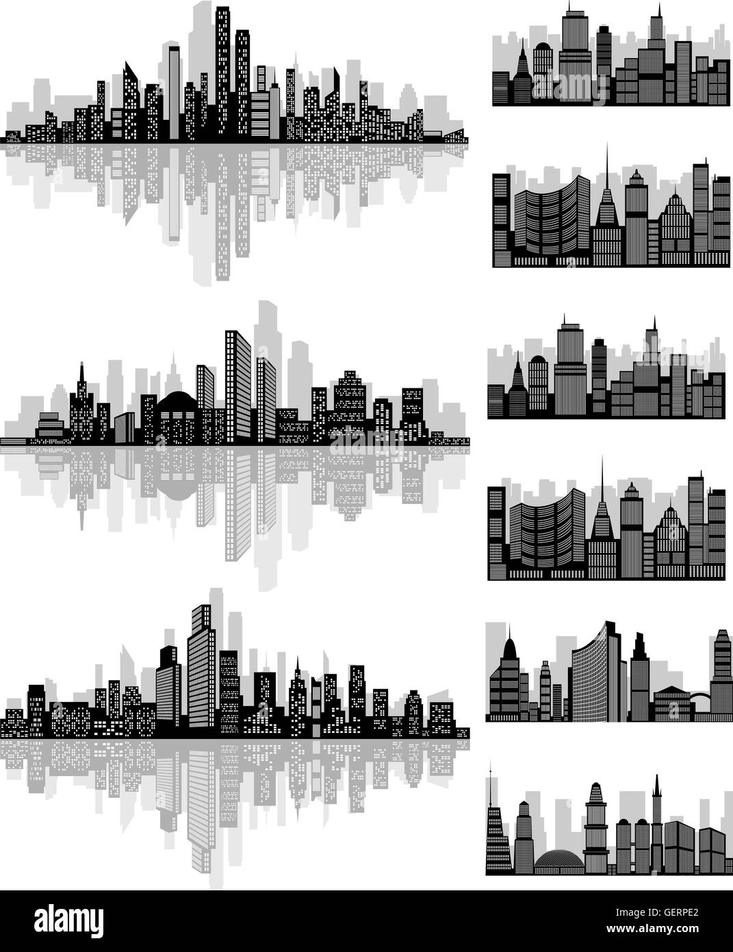 Abstract City Vector