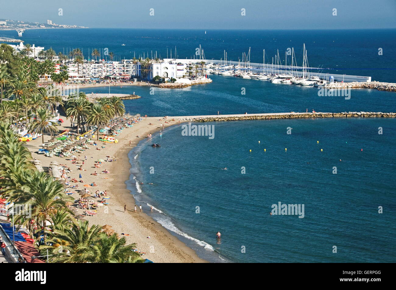 geography / travel, Spain, province of Malaga, Marbella, promenade ...