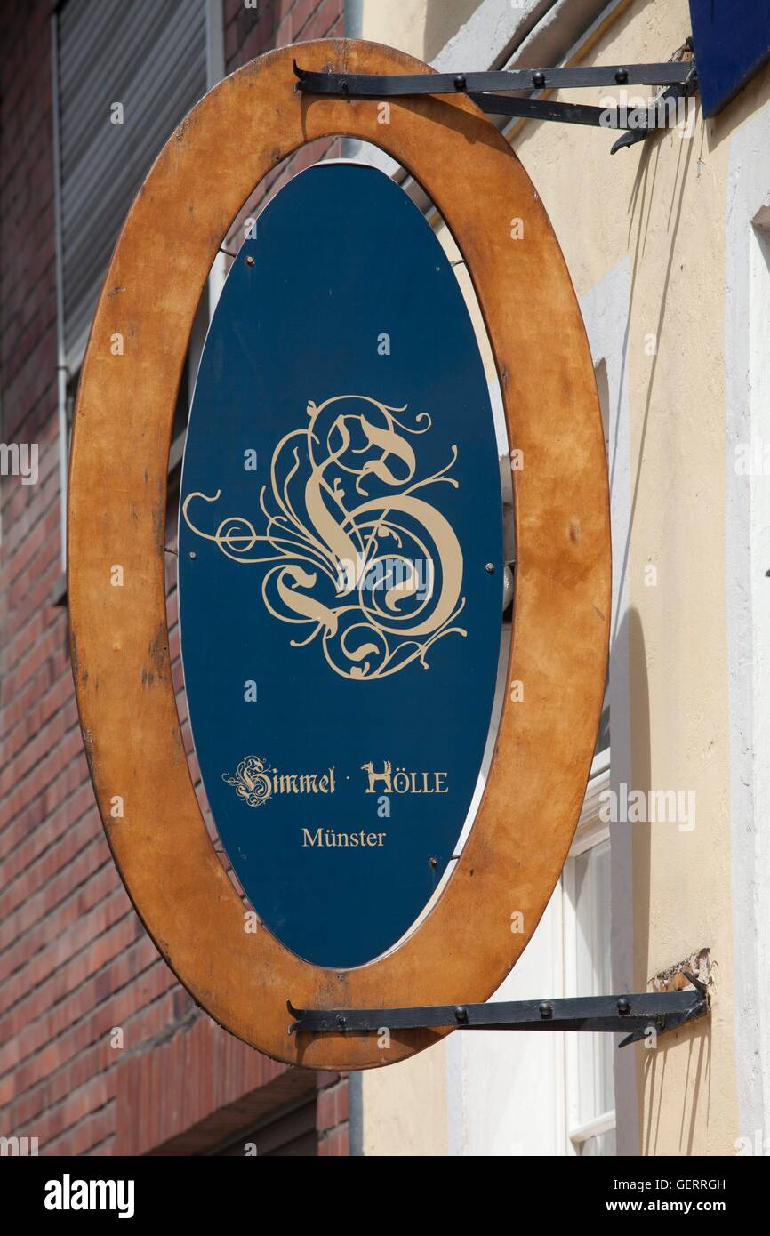 Sign himmel holle hi-res stock photography and images - Alamy