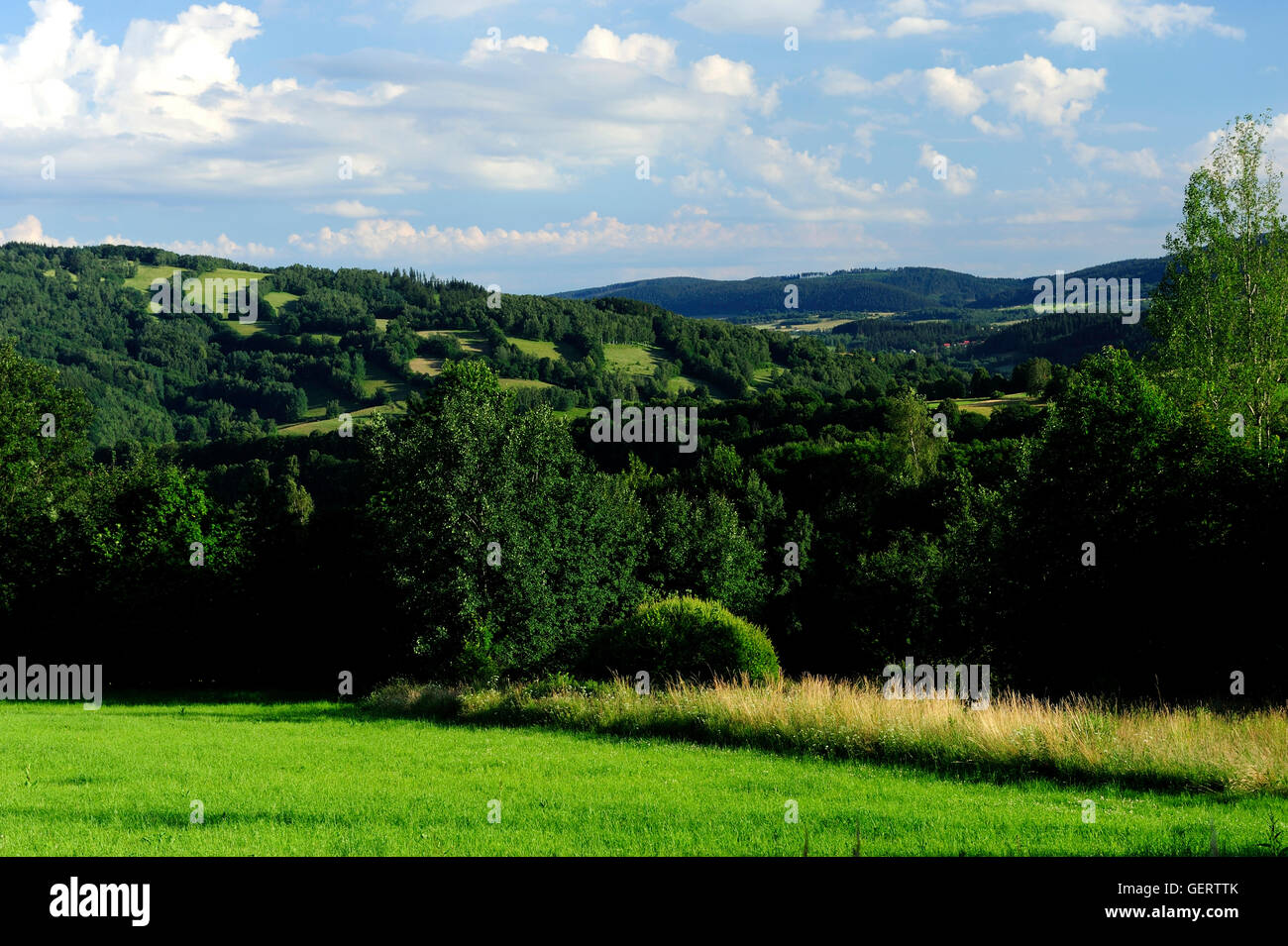 dolnoslaskie, landscape, wielka sowa, zagorze sl, silesia, poland ...