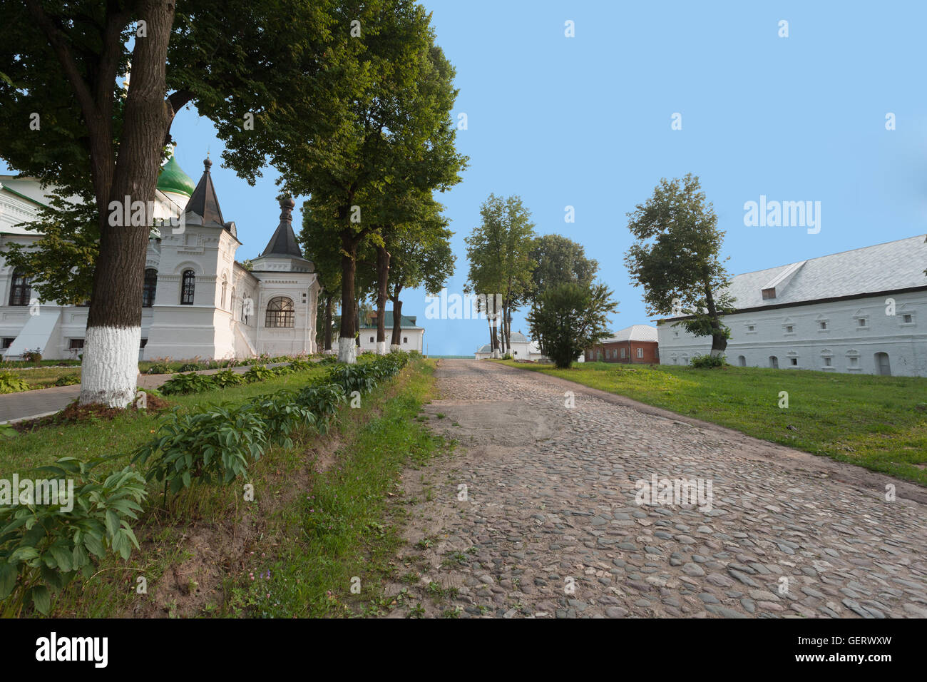 stone monastery road Stock Photo - Alamy