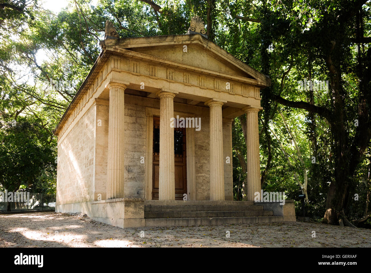 Doric-style building which housed the archaeological discoveries ...